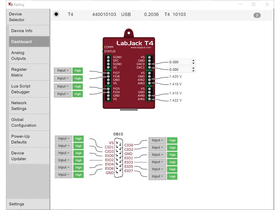 Labjack T4 (低成本以太网、USB接口数据采集卡(DAQ)) - 深圳市开腾科技有限公司