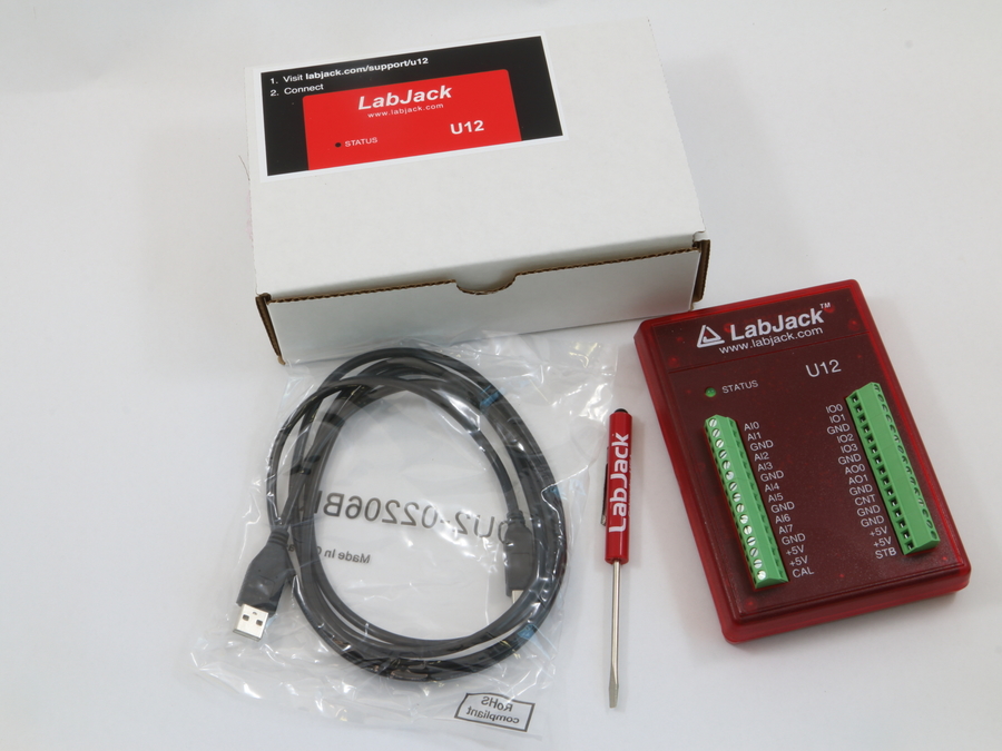 Labjack U12 (最早的Labjack DAQ) - 深圳市开腾科技有限公司